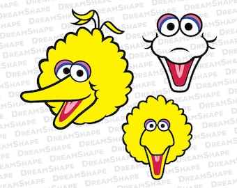 Sesame street faces | Etsy