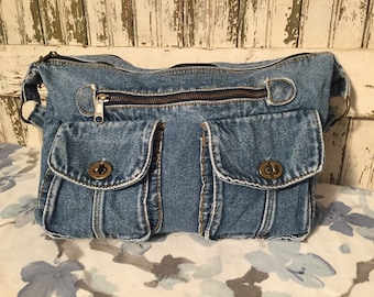 Denim purse | Etsy