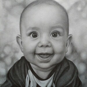 Graphite portraits | Etsy