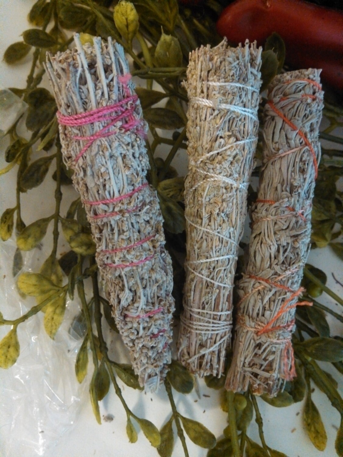 Sage Rosemary and Sweetgrass Smudge Stick Ritual Sacred