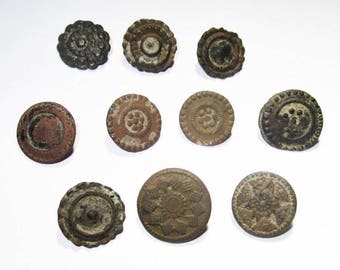 Buttons 1700s | Etsy