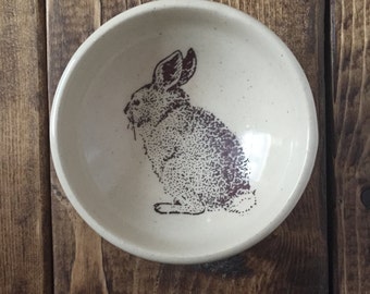 Ceramic rabbit bowl | Etsy