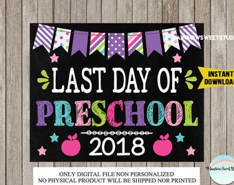 Preschool sign | Etsy
