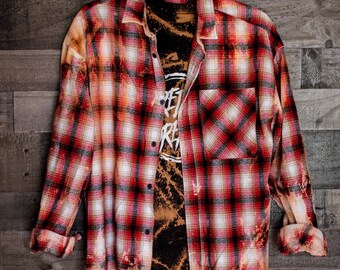Bleached flannel | Etsy