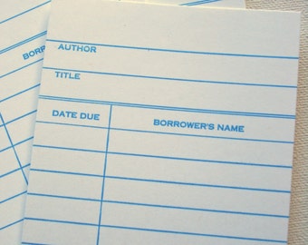 Library card art | Etsy