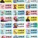 48/96 Frozen Personalised Name Label Stickers Medium