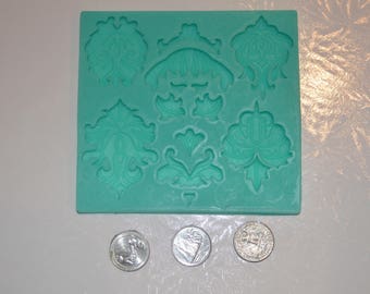 Damask silicone mold | Etsy