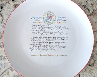 Recipe plate | Etsy