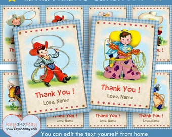 Western gift tags | Etsy