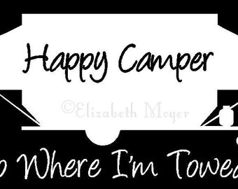 Pop up camper decal | Etsy