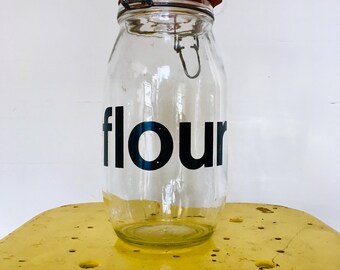 Flour jar | Etsy