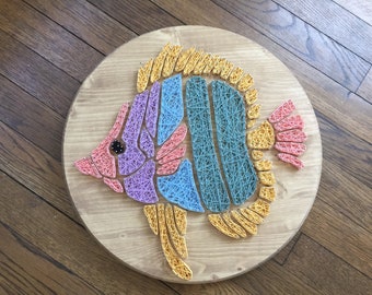 Fish string art | Etsy
