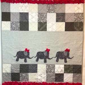 Elephant quilt block | Etsy
