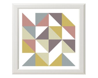 Point de croix moderne | Etsy