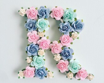 Flower letters | Etsy