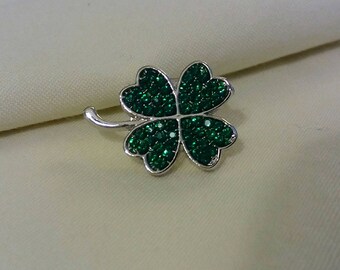 Shamrock lapel pin | Etsy