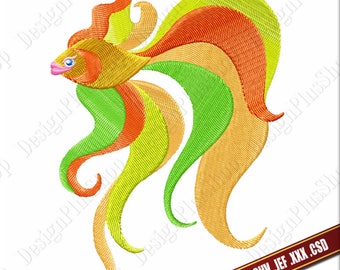 Fish embroidery | Etsy