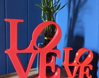 LOVE PARK Philadelphia Art Print Love Park Philly Wall Art