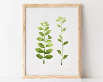Plant wall art | Etsy