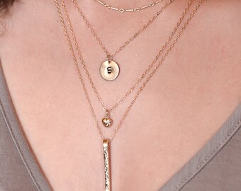 3 layer necklace | Etsy