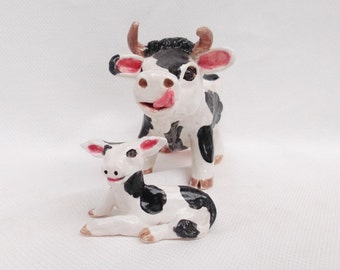 Ceramic cows | Etsy