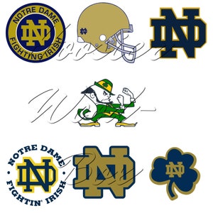 Notre dame logo | Etsy