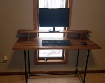 Reclaimed wood desk | Etsy