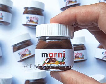 Personalized nutella | Etsy
