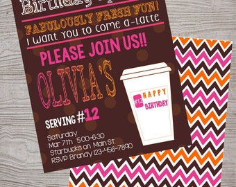 Coffee invitation | Etsy