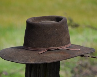 Wide brim fedora | Etsy