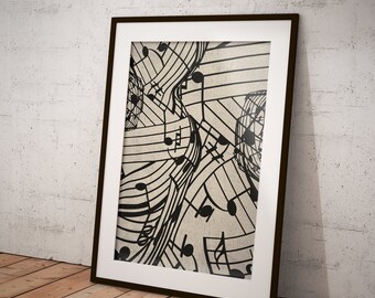 Musical scores | Etsy