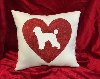 Poodle pillow | Etsy