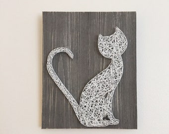Cat string art | Etsy