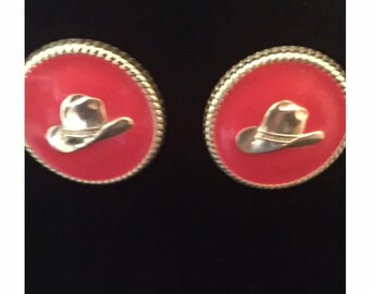 Cowboy earrings | Etsy