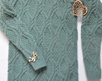 Hand knit sweater | Etsy