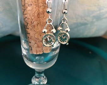 Clock earrings | Etsy