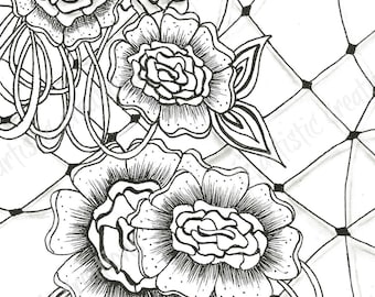 Zen coloring page | Etsy
