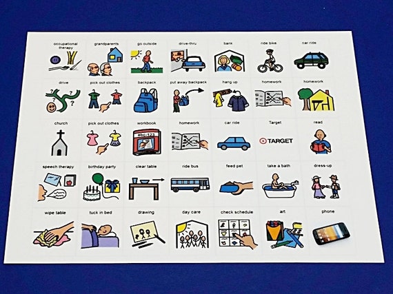Articoli simili a Scegli una pagina di PECS - 35 PECS simboli per mio ...