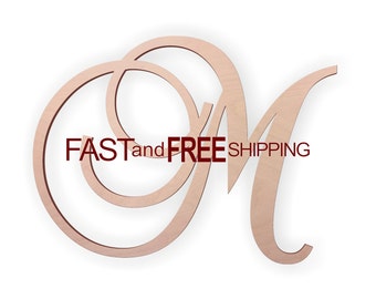 Cursive letter m | Etsy