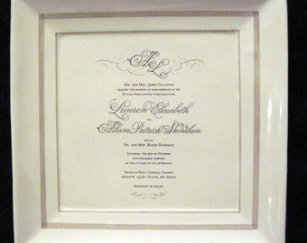 Invitation plate | Etsy