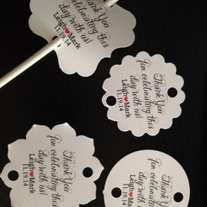 Cake pop tags | Etsy