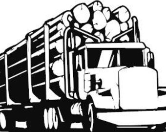 Logging truck | Etsy