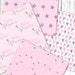 Baby Girl Digital Paper Pack Pink Grey Backgrounds Princess