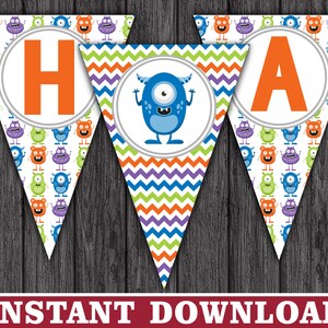 Little monster party | Etsy