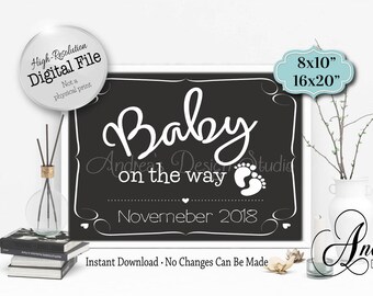 New baby sign | Etsy