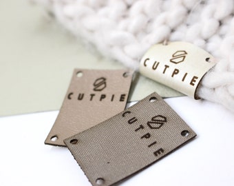 Custom leather label | Etsy