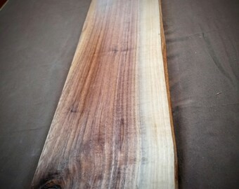 Walnut Live Edge Shelf 36L x 6 12W