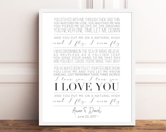 First dance lyrics | Etsy