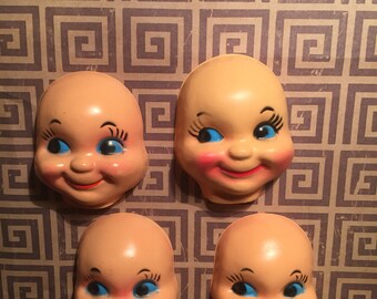 PDF Printable Art Doll Face Transfers Iron on Doll Faces