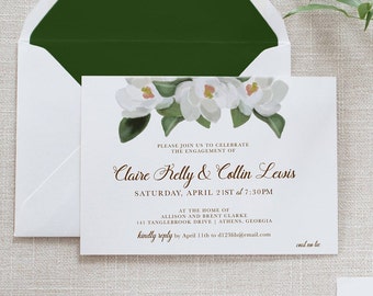 Magnolia invitations | Etsy